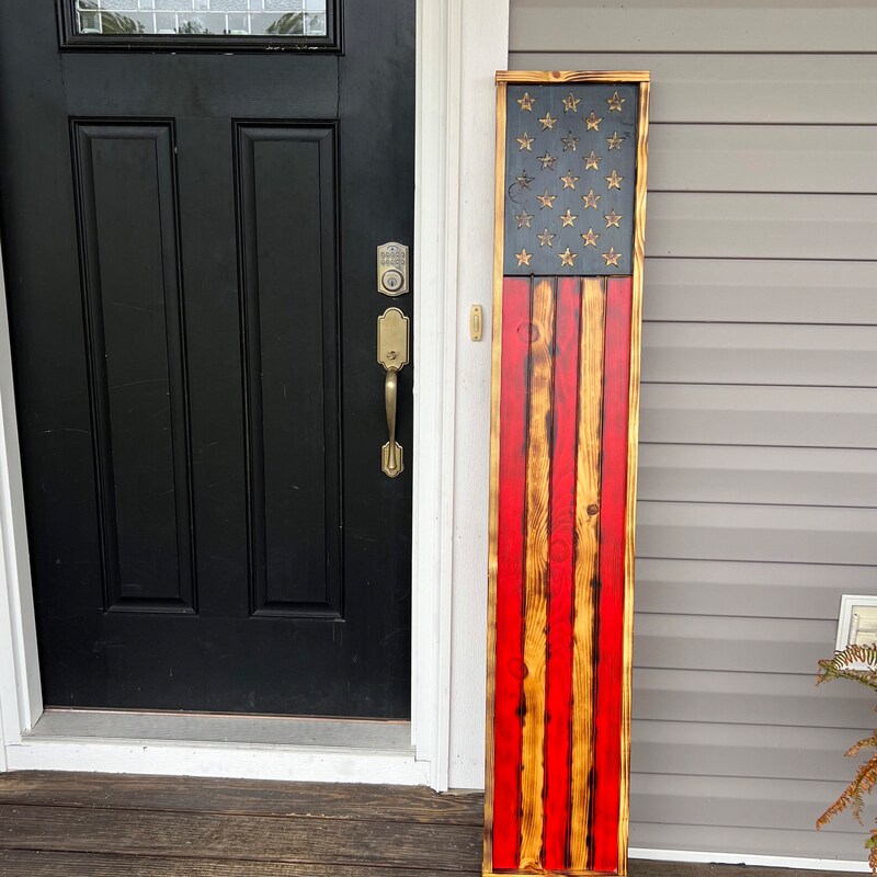 Patriotic Porch Sign - Etsy
