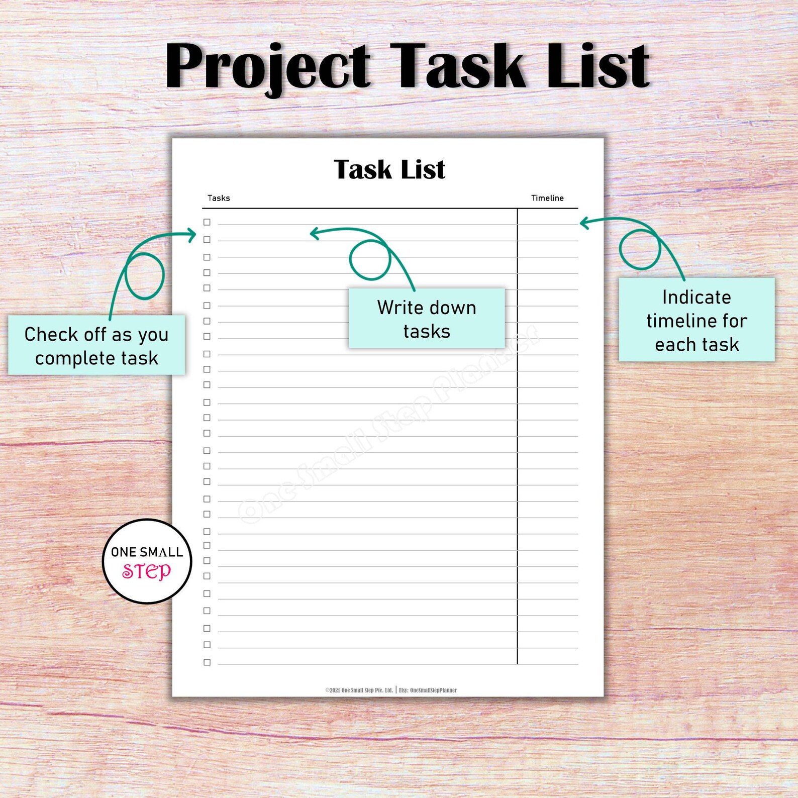 Project Planner Printable Project Management, A5 Project Planner Task ...