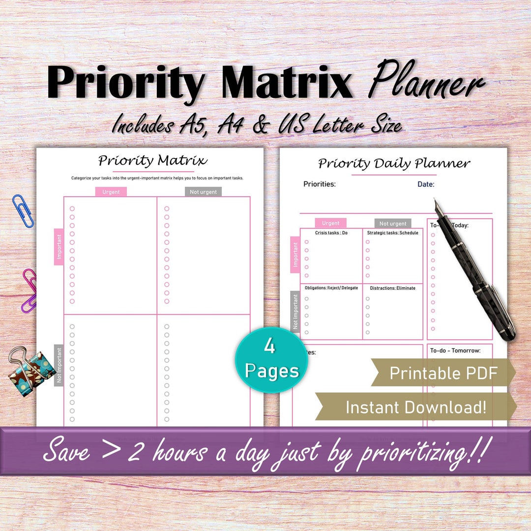 Matriz de prioridades Eisenhower Matrix Lista maestra de tareas ...