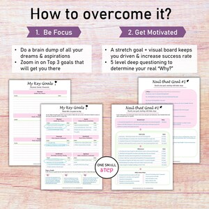 Goal Setting Workbooks Printable, 2024 Yearly Goal Planner, Goal ...