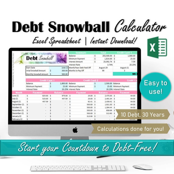 Snowball Debt Payoff Calculator