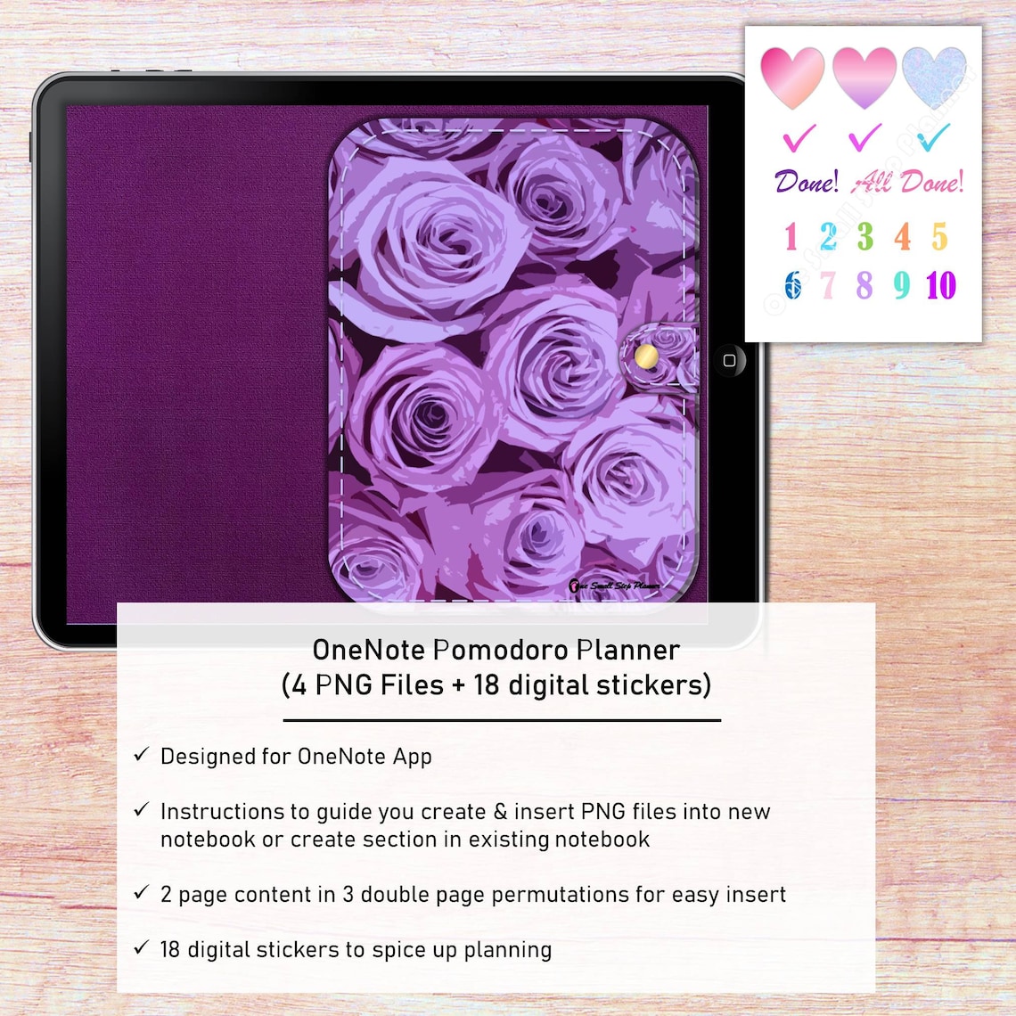 Onenote Digital Planner Pomodoro Planner, Time Management Pomodoro ...