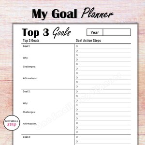 2024 Yearly Goal Planner, Goal Setting Printable, Goal Setting ...
