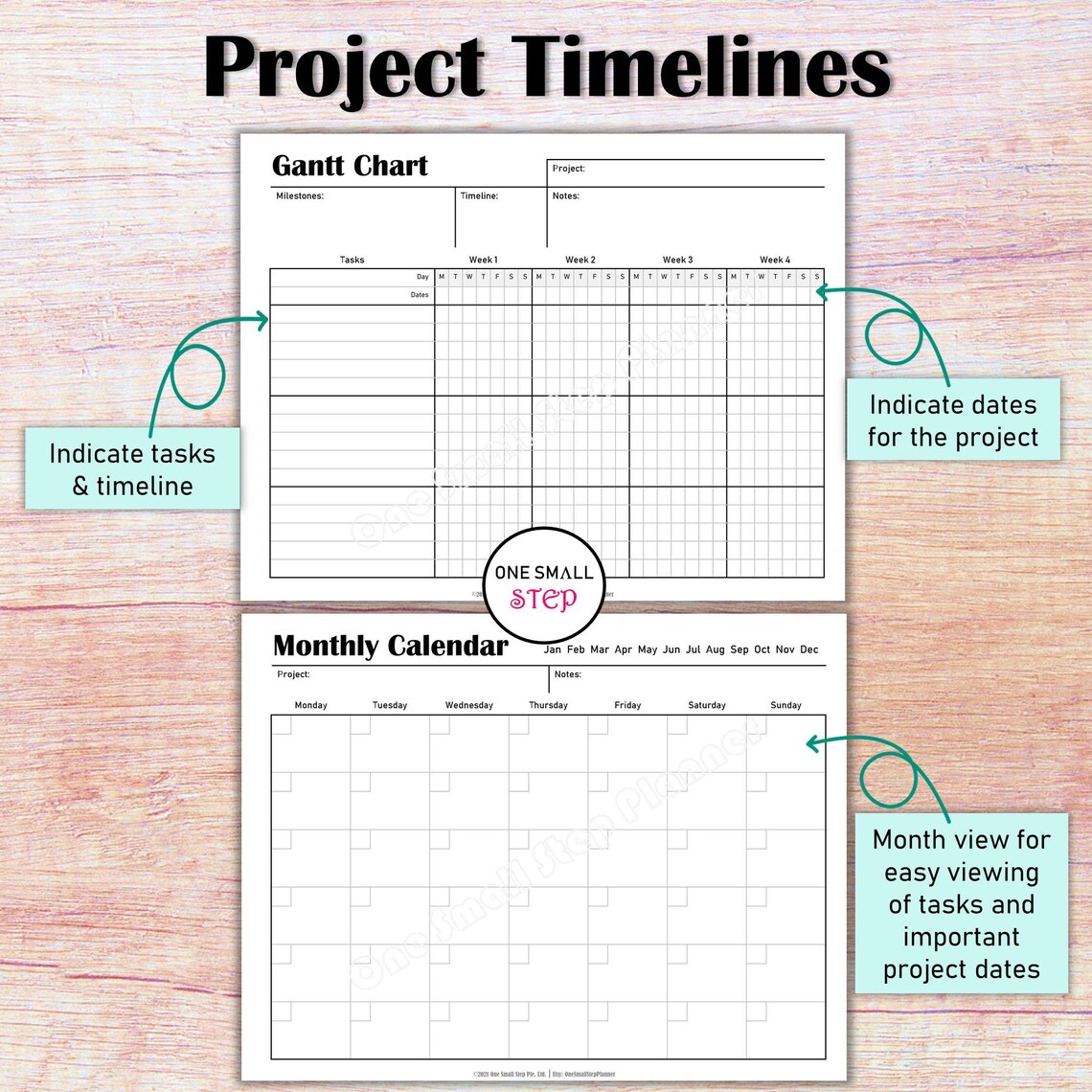 Project Management Planner Printable, A5 Project Planner Business ...