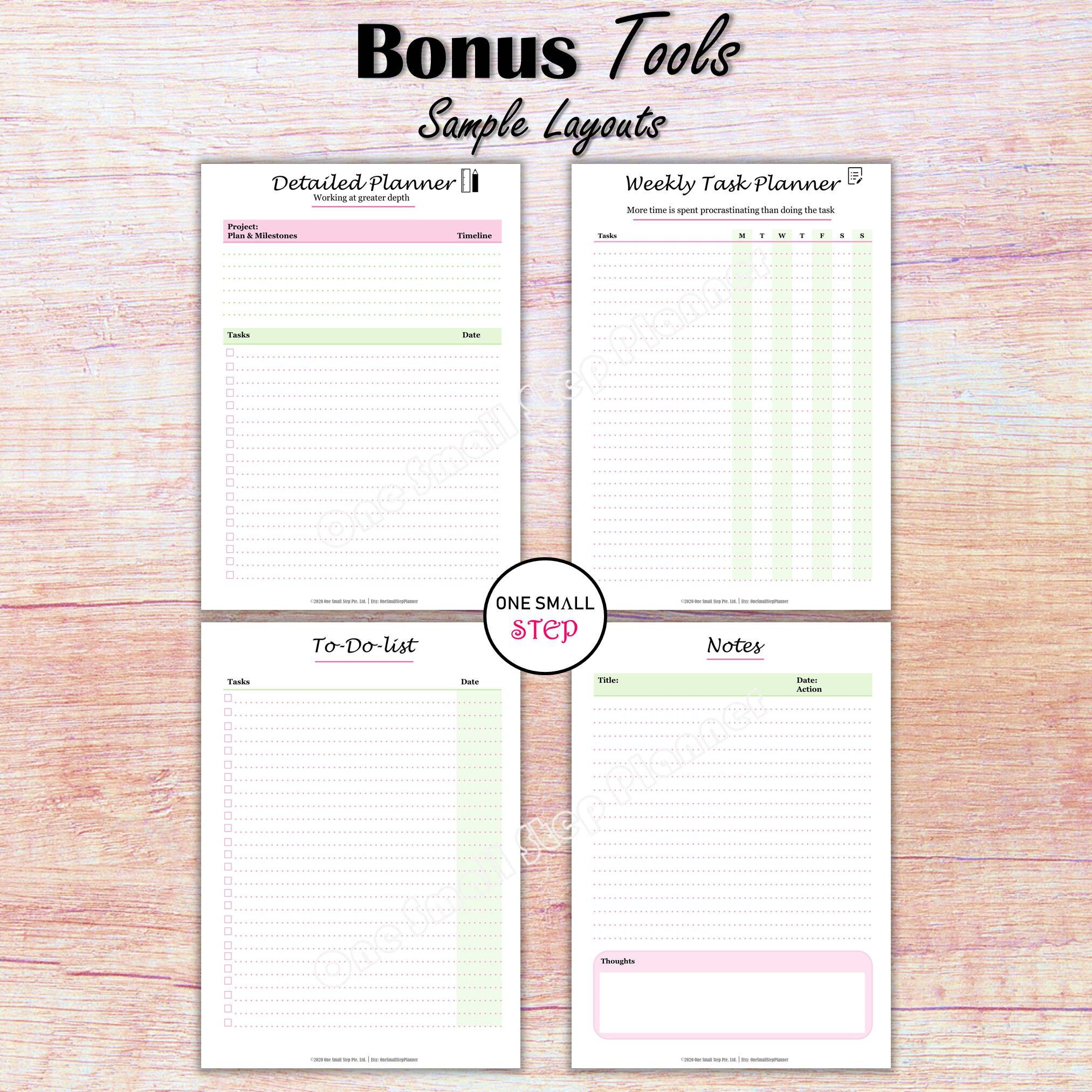 Personal Development Planner Life Planner Binder, Level 10 Life Goal ...