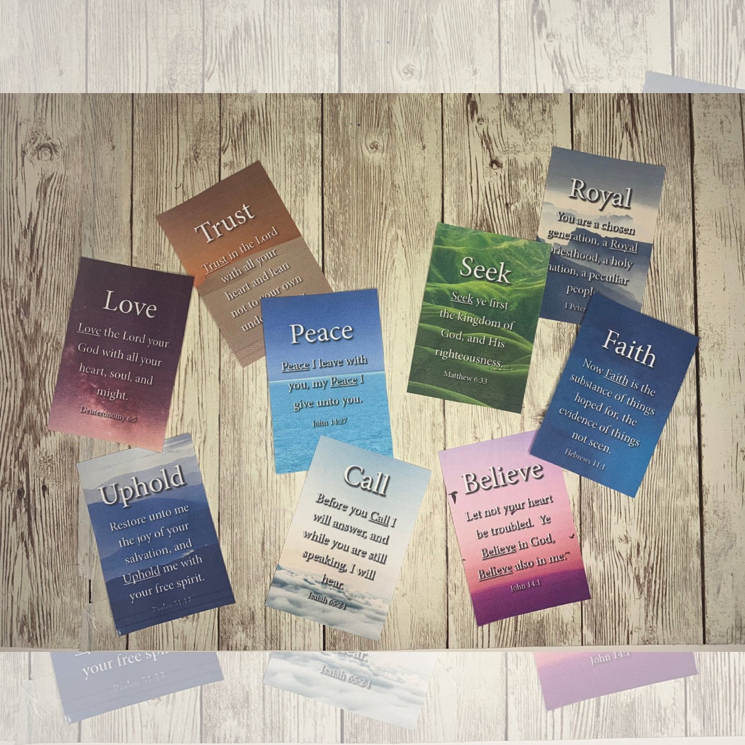 Bible Memory Flash Cards