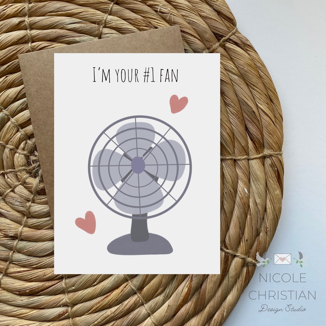 I’m Your Number One Fan Card, I’m Your Biggest Fan Card, Funny ...