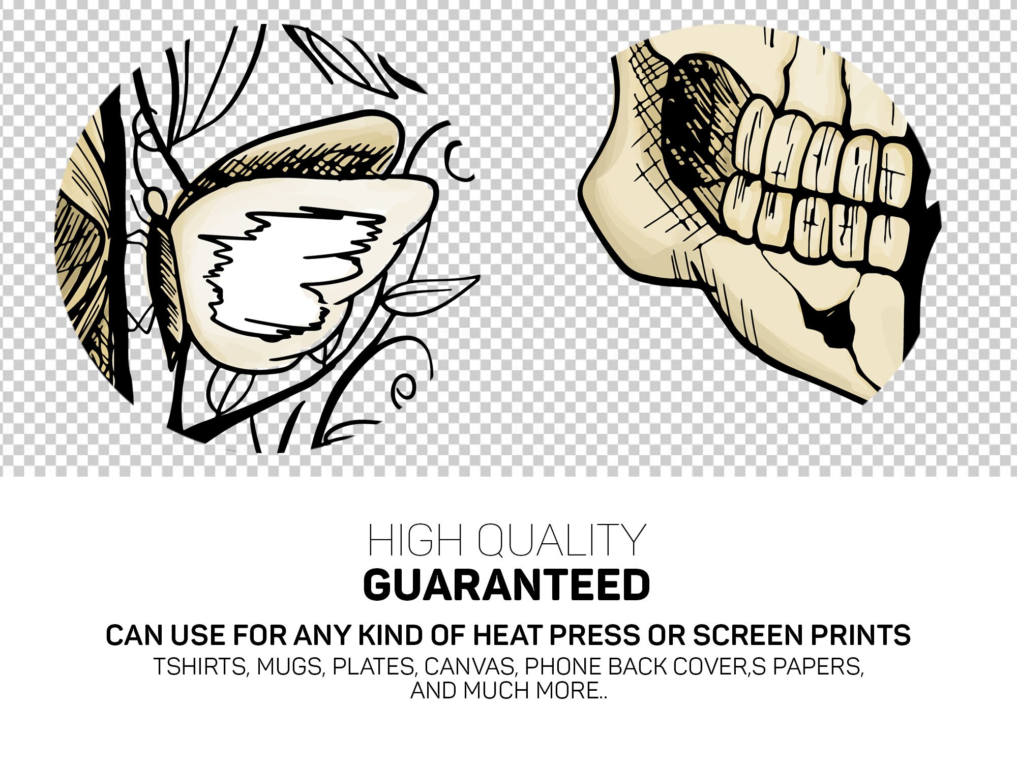 Skull Line Art Digital Drawing Svg Instant Download - Etsy