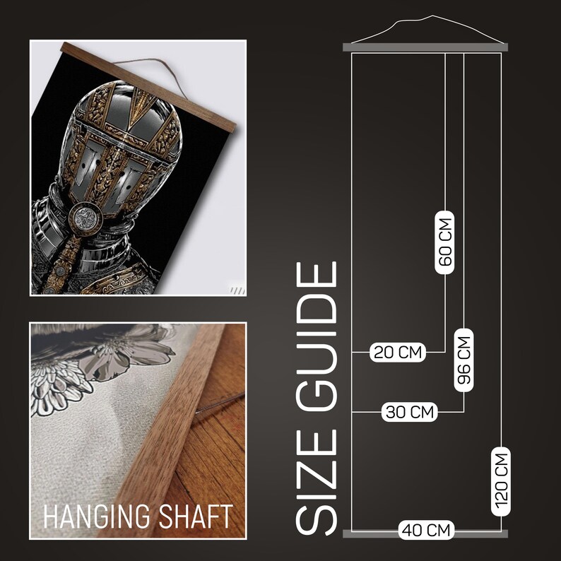 Japanese Samurai Sakuran Ukiyoe Scroll Anime Poster for Living Room ...