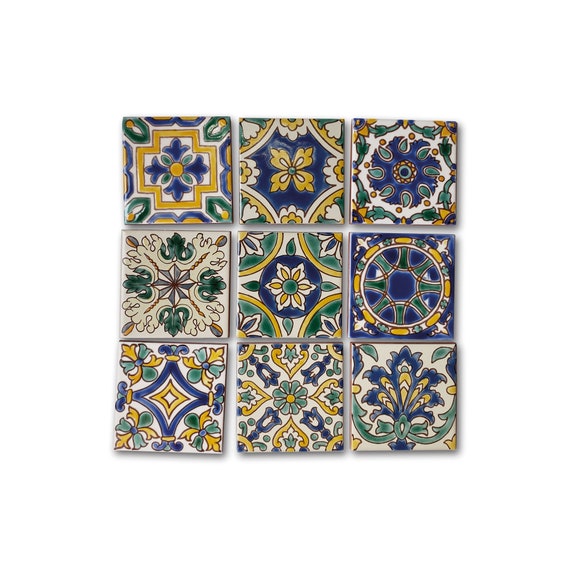 Decorative Ceramic Tiles Hand Painted Indoor & Outdoor Floor - Etsy