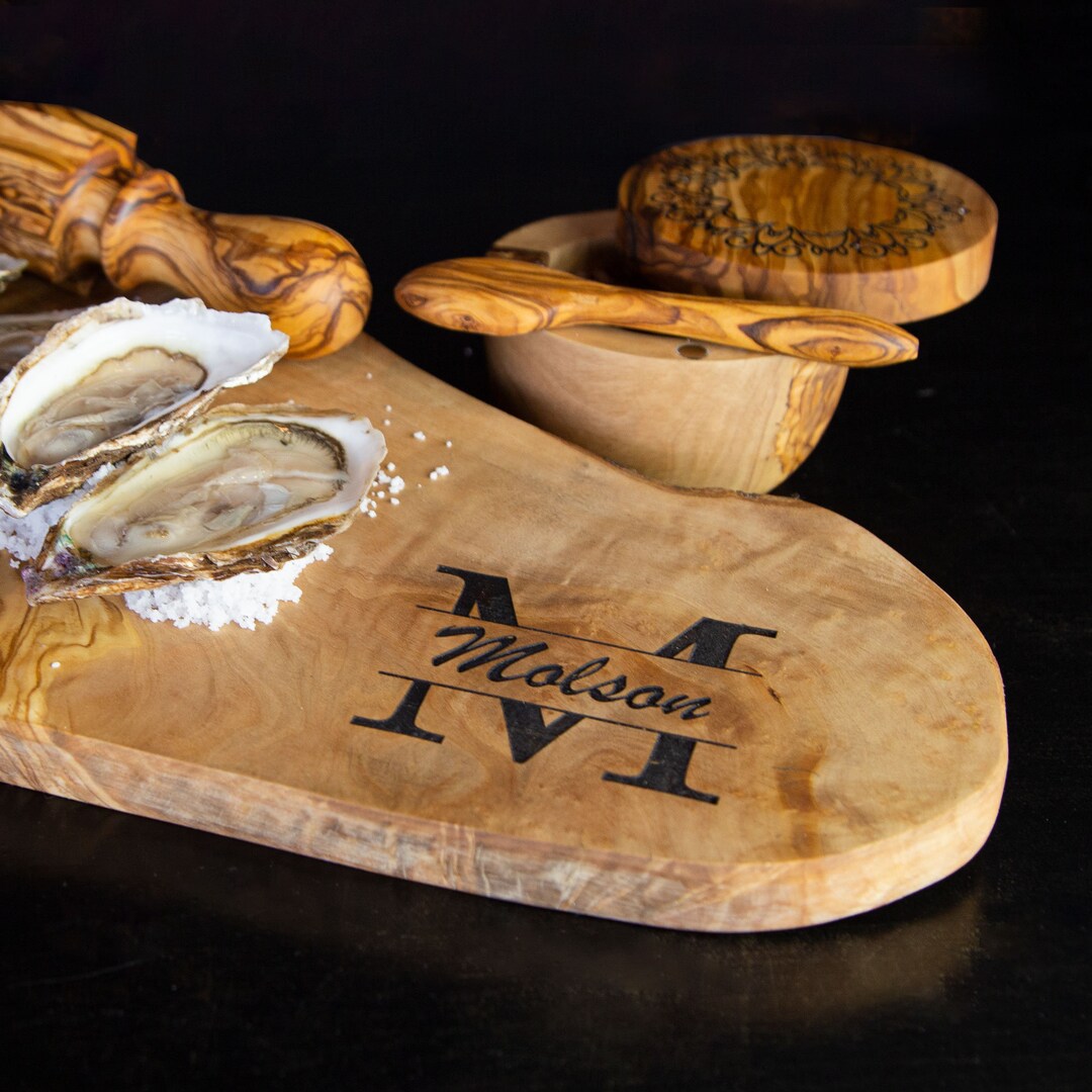 Personalized Monogram Engraved Cheese Board | Monogram Birthday Gift ...