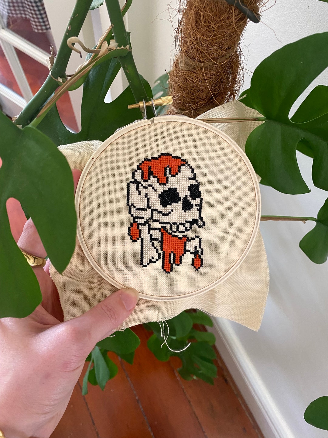 Skull With Blood - Cross Stitch Pattern - Etsy