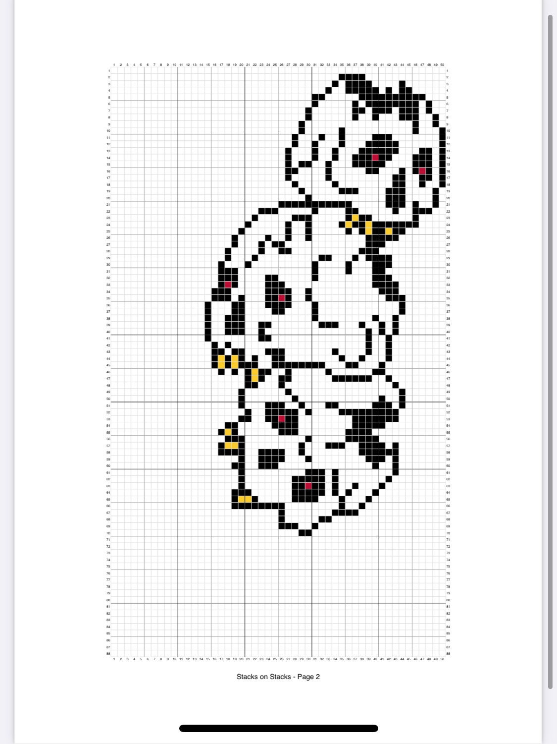 Stacks on Stacks Cross Stitch Pattern. - Etsy