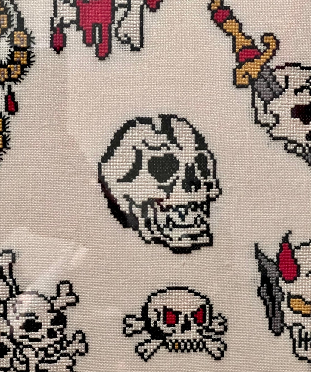 Skull- Cross Stitch Pattern - Etsy