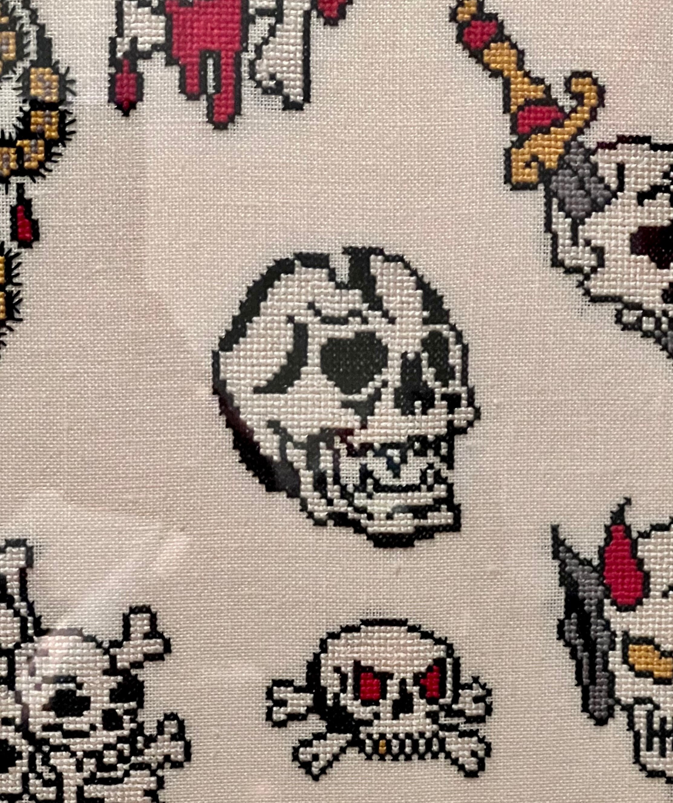 Skull Cross Stitch Pattern - Etsy