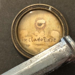 Holy Nail Third Class Relic - Touched to Relic of the Holy Nail of Our ...