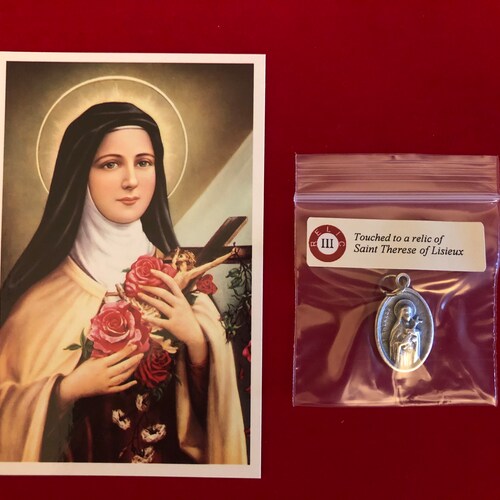St Therese of Lisieux Relic Locket - Etsy