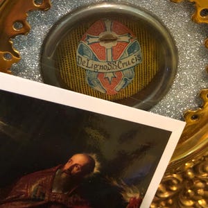 Saint Augustine of Hippo Third Class Relic Holy Card (touched to a ...