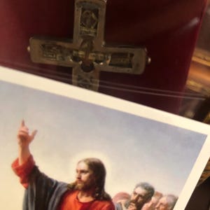 Our Father Lord’s Prayer Third Class Relic Holy Card (touched to Relics ...