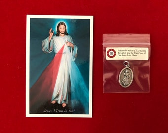 Saint John Paul II Relic Medal Pack Third Class Relic Holy Card & Medal ...