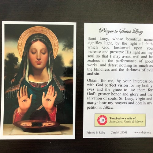 Saint Catherine Laboure Third Class Relic Holy Card touched - Etsy