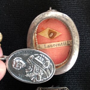 Saint Lawrence Relic Medal Pack - Third Class Relic Holy Card & Medal ...