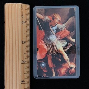Spiritual Warfare Kit - Stone of Saint Michael the Archangel Relic Pack ...