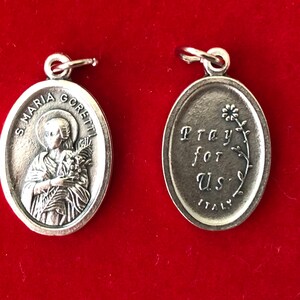 Saint Maria Goretti Relic Medal Pack Third Class Relic Holy - Etsy