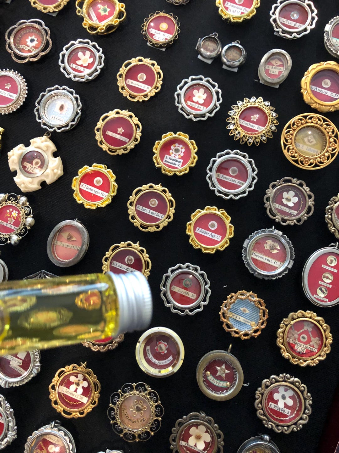 Relic Holy Anointing Oil - Saint Names N to Z (can Be Touched to Over ...