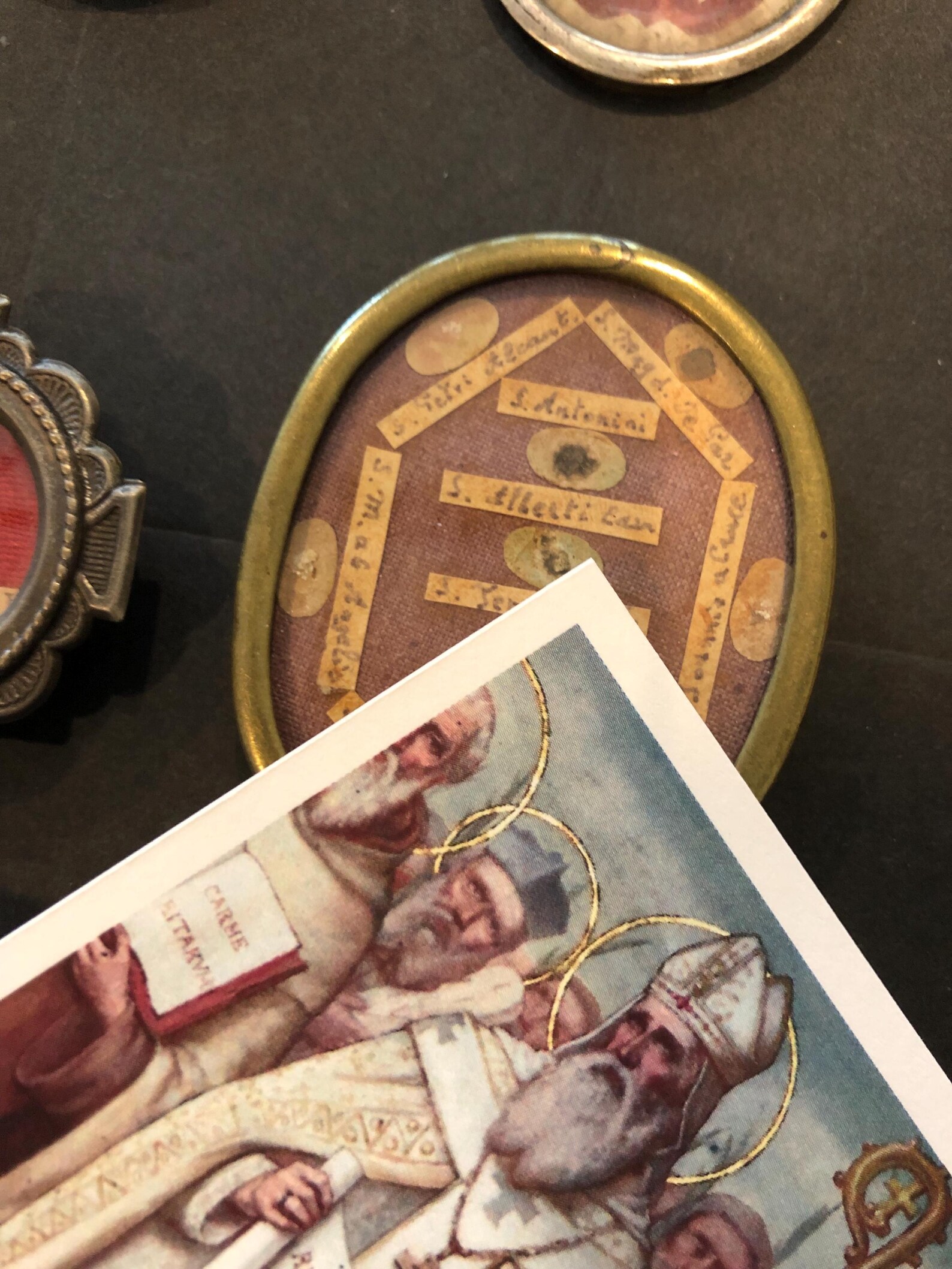 Saint Albert of Jerusalem Third Class Relic Holy Cards (touched to a ...
