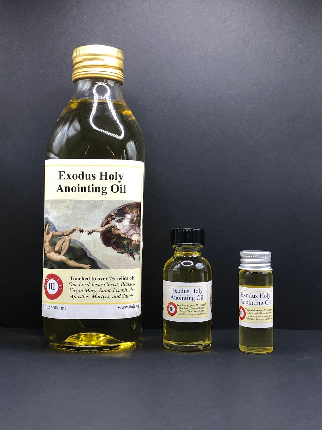 Exodus 30 Holy Anointing Oil (touched to Over 200 Relics of Our Lord ...