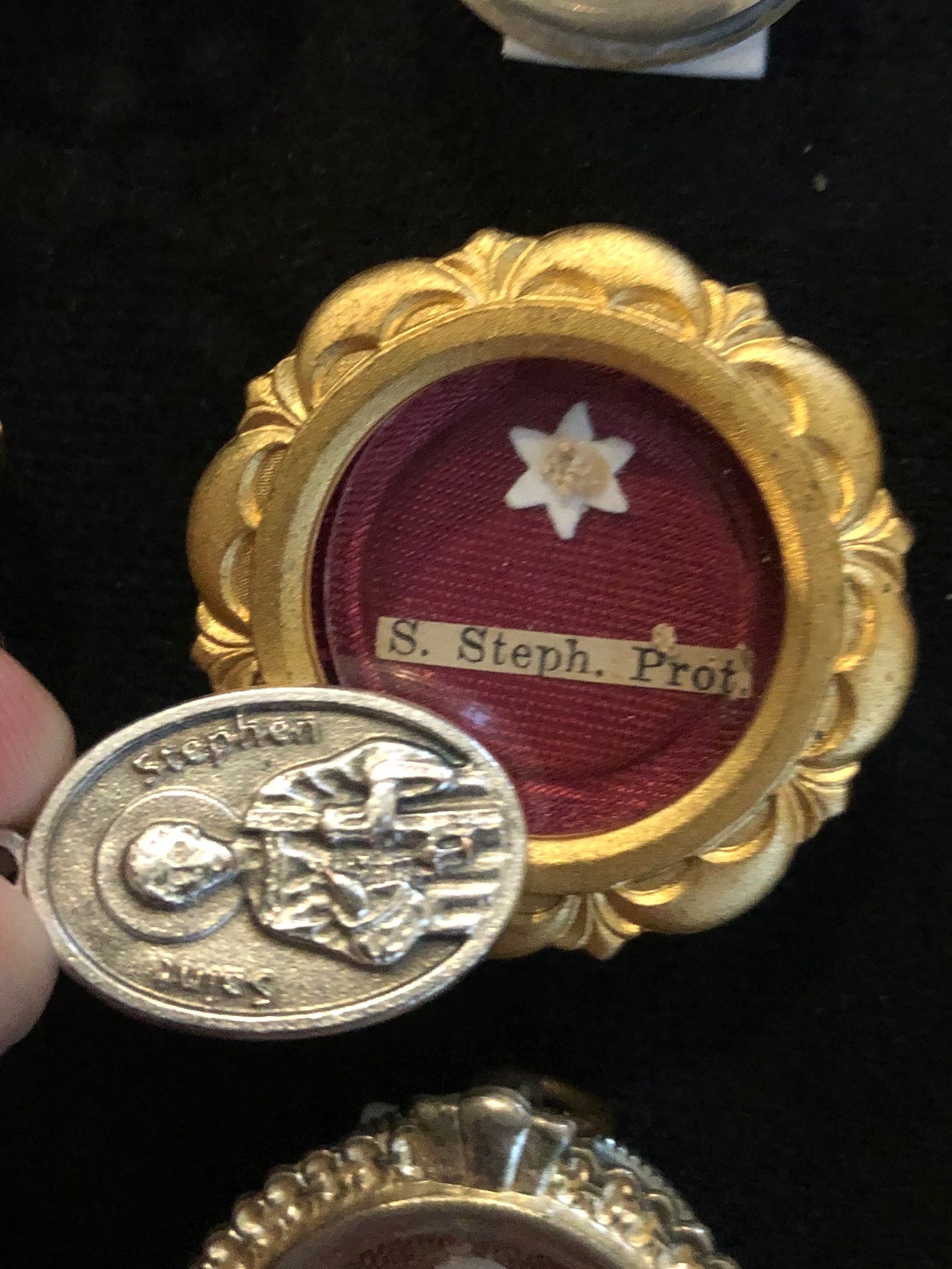 Saint Stephen the First Martyr Relic Medal Pack - Third Class Relic ...