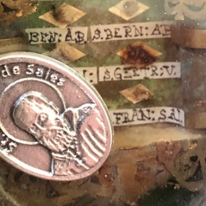 Saint Francis De Sales Relic Medal Pack - Third Class Relic Holy Card ...