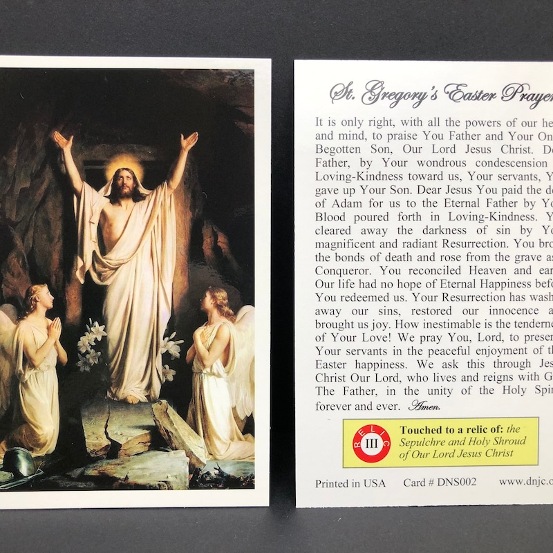 Religious Easter Cards - Etsy
