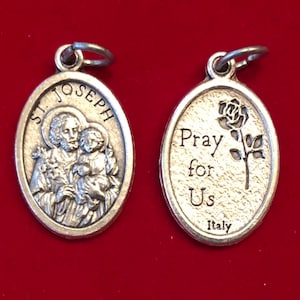 Saint Joseph Relic Medal Pack - Third Class Relic Holy Card & Medal ...