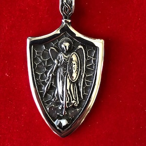 Stone of Saint Michael the Archangel Relic Necklace Pendant - Genuine ...