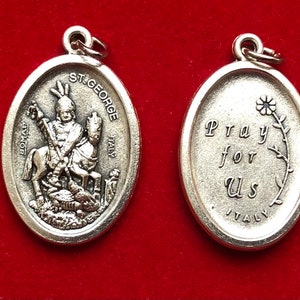 Saint George Relic Medal Pack Third Class Relic Holy Card & Medal ...