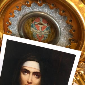 Saint Teresa of Avila Third Class Relic Holy Cards (touched to a Relic ...