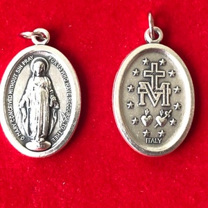 Miraculous Medal Relic Medal Pack Third Class Relic Holy Card & Medal ...