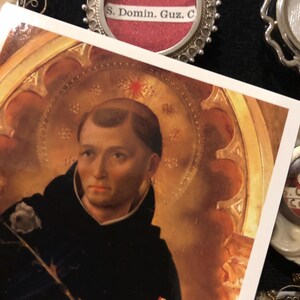 Saint Dominic De Guzman Third Class Relic Holy Cards (touched to a ...