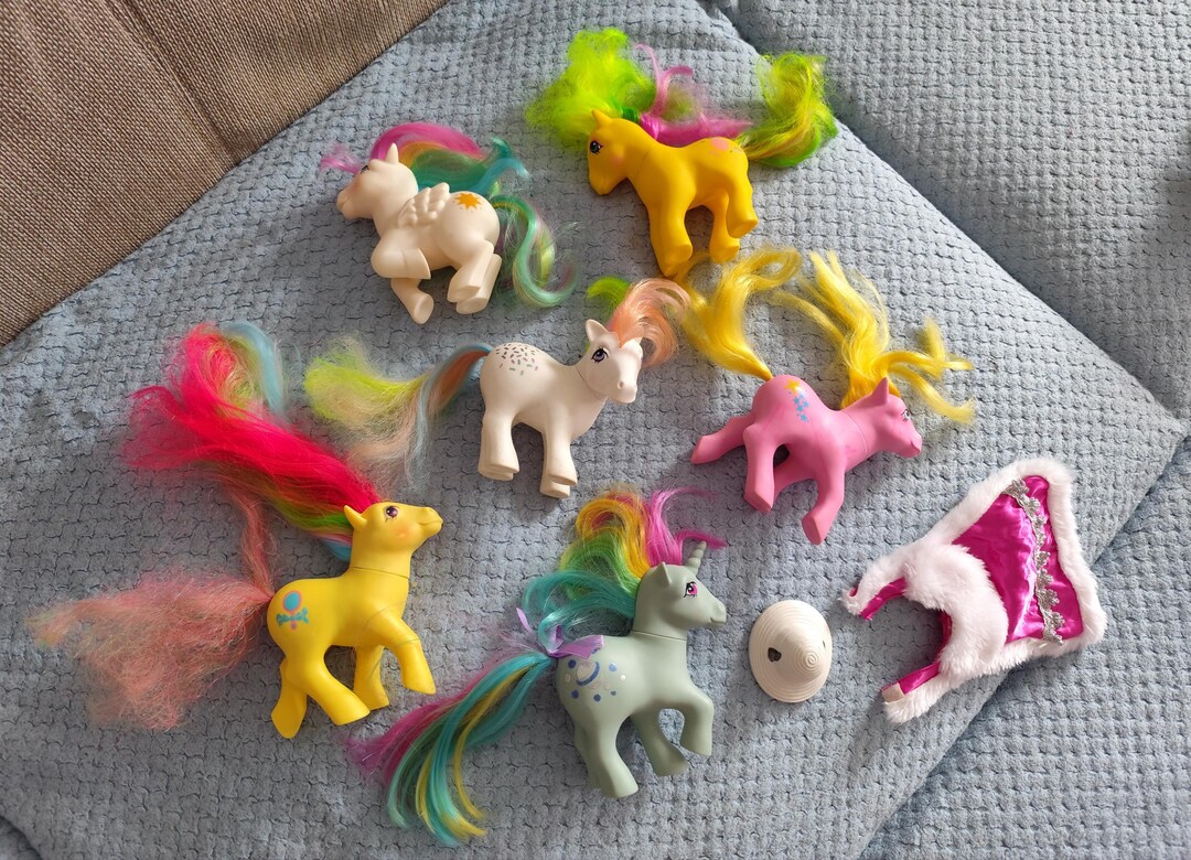 Lot of Hasbro Vintage MLP My Little Pony G1: Starlight, Confetti ...