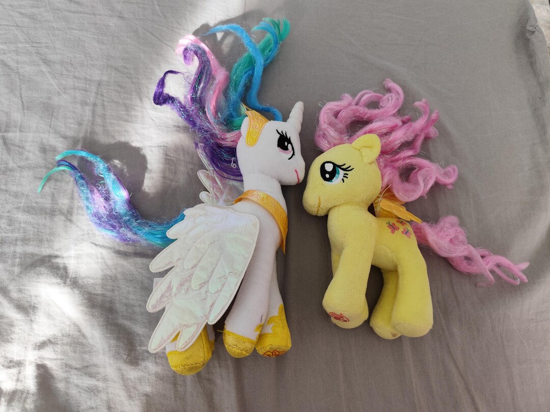 TY MLP My Little Pony Celestia and Fluttershy Plush Toy Toys - Etsy UK