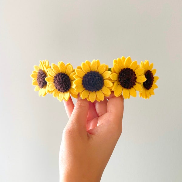 Sunflower Headband - Etsy