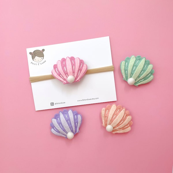 Sea Shell Hair Clips - Etsy