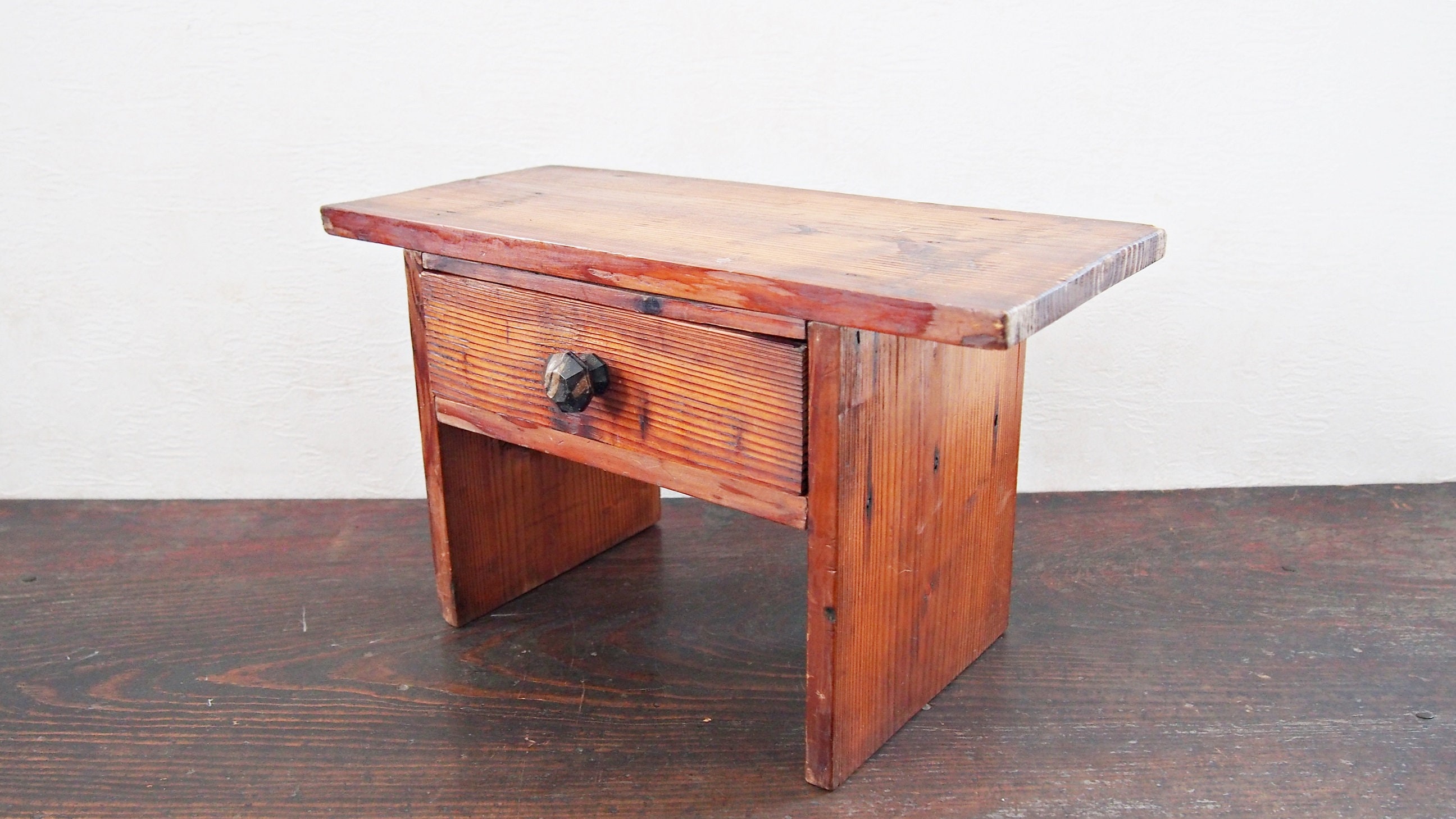 A Japanese Vintage Desktop Sutra-reading Desk Dokyo-desk With One ...