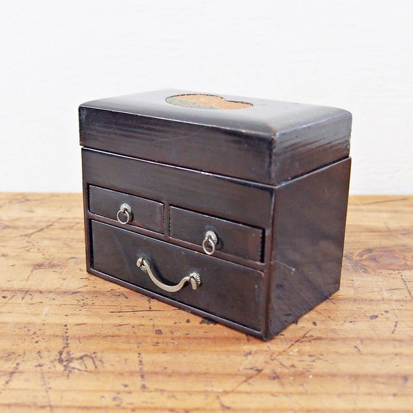Antique Japanese Sewing Box - Etsy