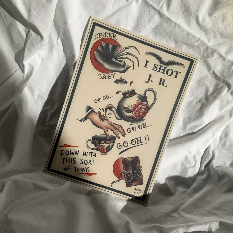 Father Ted Sheet A4 Traditional Tattoo - Etsy