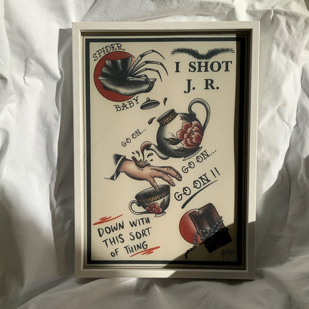 Father Ted Sheet A4 Traditional Tattoo - Etsy