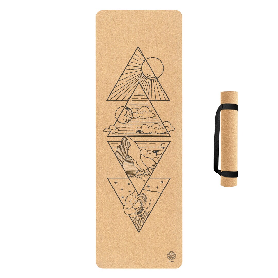 Four Elements Satoriconcept Cork Yoga Mat 100% Eco-friendly Cork ...