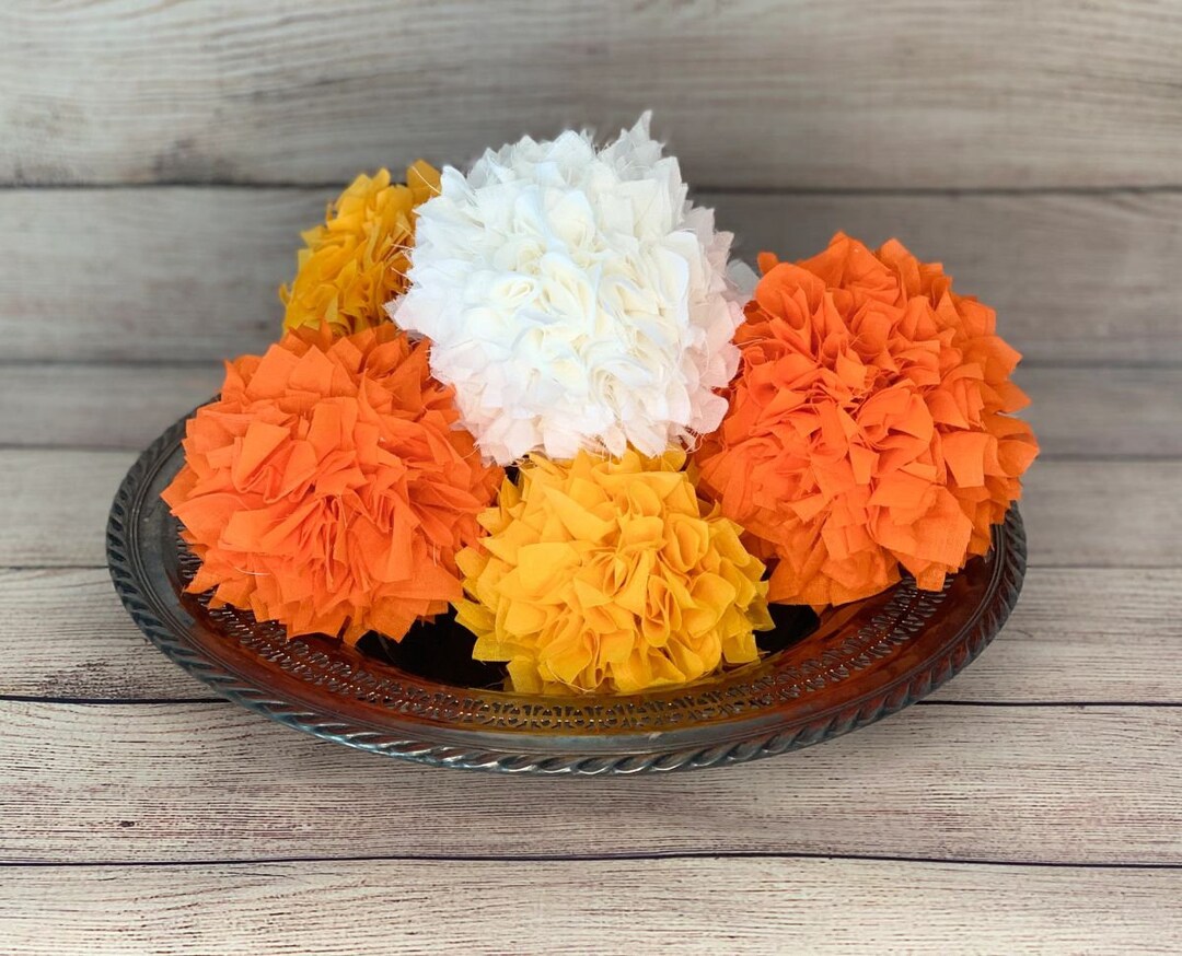 Fall Dough Bowl Filler, Fall Tiered Tray Decor, Fall Rag Balls, Fall ...